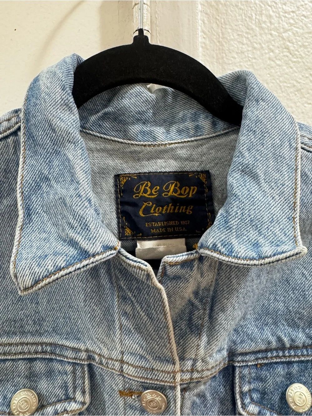 BeBop | Shirts & Tops | Bebop Light Blue Denim Trucker Vest | Poshmark